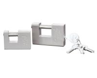 China Rarlux 304 Stainless Steel Key-Unlock Rectangular Padlock Durable Anti-Theft and Waterproof Candado for sale
