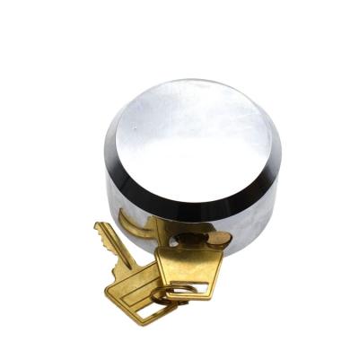 China Van Lock High Security Anti-Theft Waterproof Padlock Hasp Set 2 Brass Keys 73mm Hidden Shackle Garage Door Lock Fixing Bolts for sale
