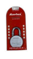 China Rarlux 65mm Alloy Steel Durable Security Padlock with 3 Brass Keys Waterproof & Anti-Theft for sale