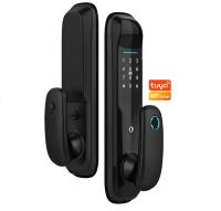 China Smart Electronic Lock Fingerprint Durable Eco-Friendly Anti-Theft Design 5050 Body Aluminum Alloy Tuya Compatible Password for sale