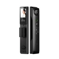 China Factory Selling Durable Anti-Theft Smart Fingerprint & WiFi 3D Face Recognition Door Lock with Key for sale