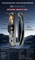 China Factory Selling Durable Anti-Theft Smart Fingerprint & WiFi 3D Face Recognition Door Lock with Key for sale
