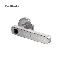 China Tuya Smart Lock Fingerprint Password Card Key for Unlock-Durable Aluminum Alloy Auto Lock Door Handle Smart Home Security for sale