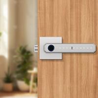 China Tuya Smart Lock with Fingerprint & Password Entry Aluminum Alloy Electronic Keypad & Auto Lock Handle for Secure Door Access for sale