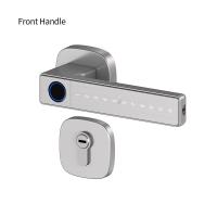 China Tuya Smart Lock Durable Aluminum Alloy Auto Entry Door with Fingerprint Password Card and for Easy Installation for sale