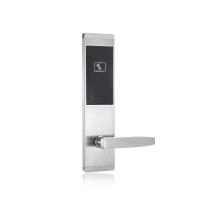 China Hot Selling Waterproof Polished Stainless Steel Smart Hotel Lock with Card & Key Unlock Portable Door Lock RF2020 for sale