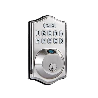 China Electronic Keypad Entry Aluminum Alloy Front Door Anti Peeking Auto Lock Password Smart Deadbolt Door Lock RARLUX K6 for sale
