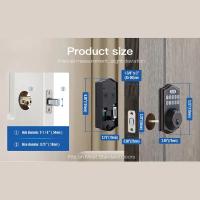 China Electronic Keypad Entry Aluminum Alloy Front Door Anti Peeking Auto Lock Password Smart Deadbolt Door Lock RARLUX K6 for sale