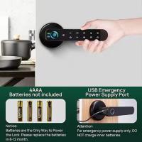 China TT Lock RARLUX CJ001 App-Controlled Smart Door Lock Aluminum Alloy Construction Durable Build Fingerprint Key Card Digital for sale