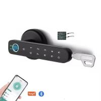 China TT Lock RARLUX CJ001 App-Controlled Smart Door Lock Aluminum Alloy Construction Durable Build Fingerprint Key Card Digital for sale