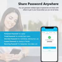China TT Lock Smart Durable Aluminum Alloy Fingerprint Padlock Digital Password Key APP Unlock Easy Installation Bedroom Wooden/Metal for sale