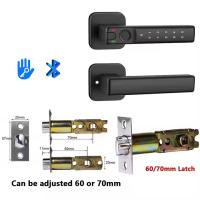 China TT Lock Smart Durable Aluminum Alloy Fingerprint Padlock Digital Password Key APP Unlock Easy Installation Bedroom Wooden/Metal for sale