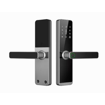 China Home Security WIFI Tuya APP Smart Fingerprint Padlock Digital Intelligent Electric Smart Door Lock for Your Home System with TT for sale