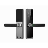 China Home Security WIFI Tuya APP Smart Fingerprint Padlock Digital Intelligent Electric Smart Door Lock for Your Home System with TT for sale