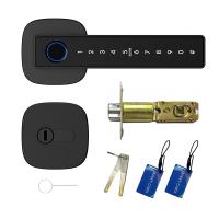China Tuya  Smart Lock Electronic Keypad Entry Door Auto Lock Password Smart Handle Fingerprint Door Lock for sale