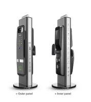 China 2024 Latest 3D Face Recognition Smart Finger Print Padlock Lock Security Smart WiFi Automatic Door Lock Smart Padlock for sale