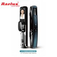 China Smart WiFi Zinc Alloy Fingerprint & 3D Face Recognition Anti-Theft Door Lock with Key Password Unlock and IPS Screen for sale