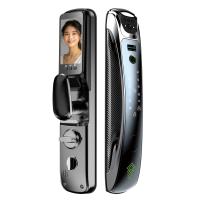 China Smart Fingerprint & 3D Face Recognition WiFi Padlock with Key Access Aluminum Alloy Security Door Lock for sale