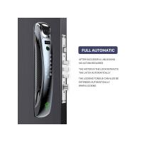 China Smart Fingerprint & 3D Face Recognition WiFi Padlock with Key Access Aluminum Alloy Security Door Lock for sale