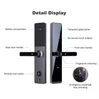 China RARLUX SE Home Security Smart Fingerprint & Key Padlock with WiFi Tuya APP Digital Door Lock for sale