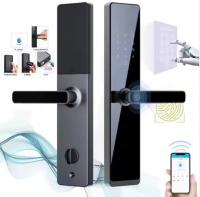 China RARLUX SE Home Security Smart Fingerprint & Key Padlock with WiFi Tuya APP Digital Door Lock for sale