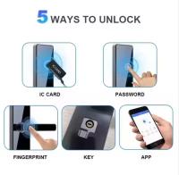 China RARLUX SE Home Security Smart Fingerprint & Key Padlock with WiFi Tuya APP Digital Door Lock for sale