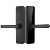 China Home Security WIFI Tuya APP Smart Fingerprint Padlock Digital Intelligent Electric Door Lock Key Aluminum Alloy Your Home System for sale