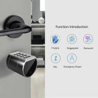 China European Door Lock Cylinder Smart Lock TT Lock RARLUX LVD11 App Unlock Durable Key Fingerprint/Card/APP Home Use for sale