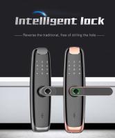 China Tuya Smart Lock Biometric Fingerprint Recognition Home Safety Electric Digital Big Gate Face ID Key Unlock Cerraduras Padlock for sale