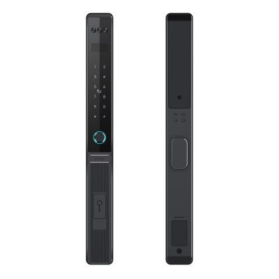 China Home Safety Face ID Tuya WiFi Fingerprint Key Smart Lock with Aluminum Alloy Material for sale