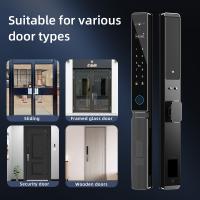 China Home Safety Face ID Tuya WiFi Fingerprint Key Smart Lock with Aluminum Alloy Material for sale