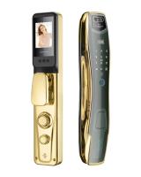 China Smart Fingerprint Door Lock with Anti-Theft Tuya WiFi Key NFC Face ID Password & Card Unlock for sale