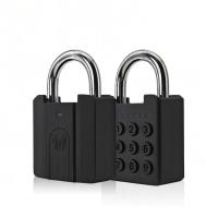 China IP67 Waterproof Eco-Friendly Security Smart Fingerprint Padlock Tuya App Stainless Steel Shackle Zinc Alloy+ABS 20 Fingerprints for sale