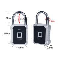China IP67 Waterproof Eco-Friendly Security Smart Fingerprint Padlock Tuya App for School Locker Zinc Alloy+ABS 304 Stainless Steel for sale