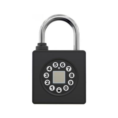 China Multi-Mode RARLUX GS55S Smart Fingerprint Padlock Hardened Shackle IP66 Waterproof 100 Fingerprint Capacity Enhanced Security for sale