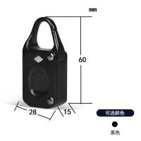 China Hot Selling RARLUX DBX80 Zinc Alloy Durable Fingerprint Padlock Hardened Shackle Travel Luggage Security Gym/School Lockers for sale