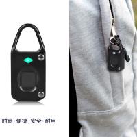 China Hot Selling RARLUX DBX80 Zinc Alloy Durable Fingerprint Padlock Hardened Shackle Travel Luggage Security Gym/School Lockers for sale