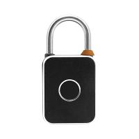 China Biometric Fingerprint Smart Electronic Portable Zinc Alloy Hardened Shackle Temperature Resistant 110g Lightweight Security for sale