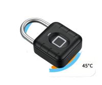 China IP67 Waterproof Zinc Alloy ABS Keyless Smart Fingerprint Lock 304 Stainless Steel Shackle School Locker Use High Security RARLUX for sale