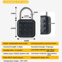 China Security Electronic Combination Padlock Smart Fingerprint Padlock Home Waterproof TUYA Graffiti Bluetooth Lock Password for sale