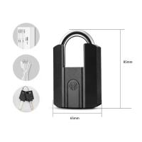 China New Model Big Size Durable Biometric Outdoor IP67 Waterproof USB Rechargeable Eco-Friendly Smart Lock Fingerprint TT Lock for for sale