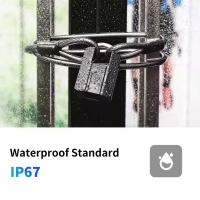 China New Model Big Size Durable Biometric Outdoor IP67 Waterproof USB Rechargeable Eco-Friendly Smart Lock Fingerprint TT Lock for for sale