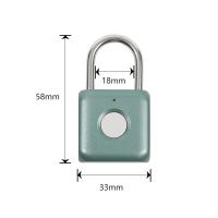 China Mini RARLUX SY51 IP67 Smart Fingerprint Padlock for Travel Luggage & School Locker Security for sale