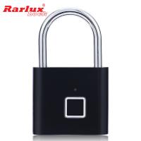China Factory Electronic USB Charging Portable Zinc Alloy Smart Padlock with 10 Sets Fingerprints Waterproof USB Finger Print Lock for sale