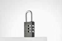 China Custom Logo RARLUX Anti-Theft High Safety 3-Digit Password Lock Durable Luggage Padlocks 4 Codes Solid Aluminum Combination Lock for sale
