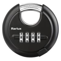 China Rarlux Heavy Duty Combination Padlock Zinc Alloy 70mm with 4-Digit Password Waterproof Hardened Shackle for sale