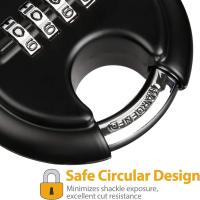 China Rarlux Heavy Duty Combination Padlock Zinc Alloy 70mm with 4-Digit Password Waterproof Hardened Shackle for sale