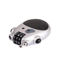 China Hot Selling Rarlux F8106 ABS Outdoor 50mm Cute Telescopic Combination Code Padlock for Helmet Luggage Rack for sale