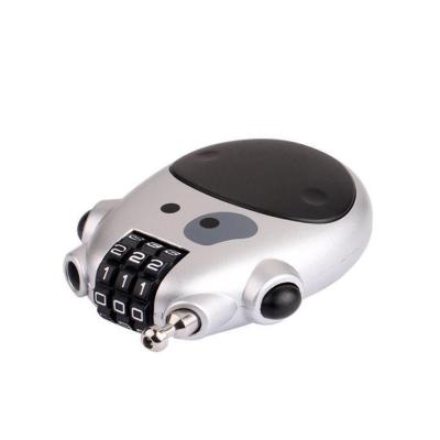 China Hot Selling Rarlux F8106 ABS Outdoor 50mm Cute Telescopic Combination Code Padlock for Helmet Luggage Rack for sale