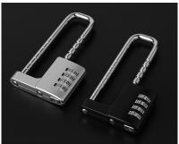 China Rarlux Cross-border Outdoor Retractable Zinc Alloy Cabinet Door Combination Padlock Multi-speed Adjustable Four-digit Code Model for sale